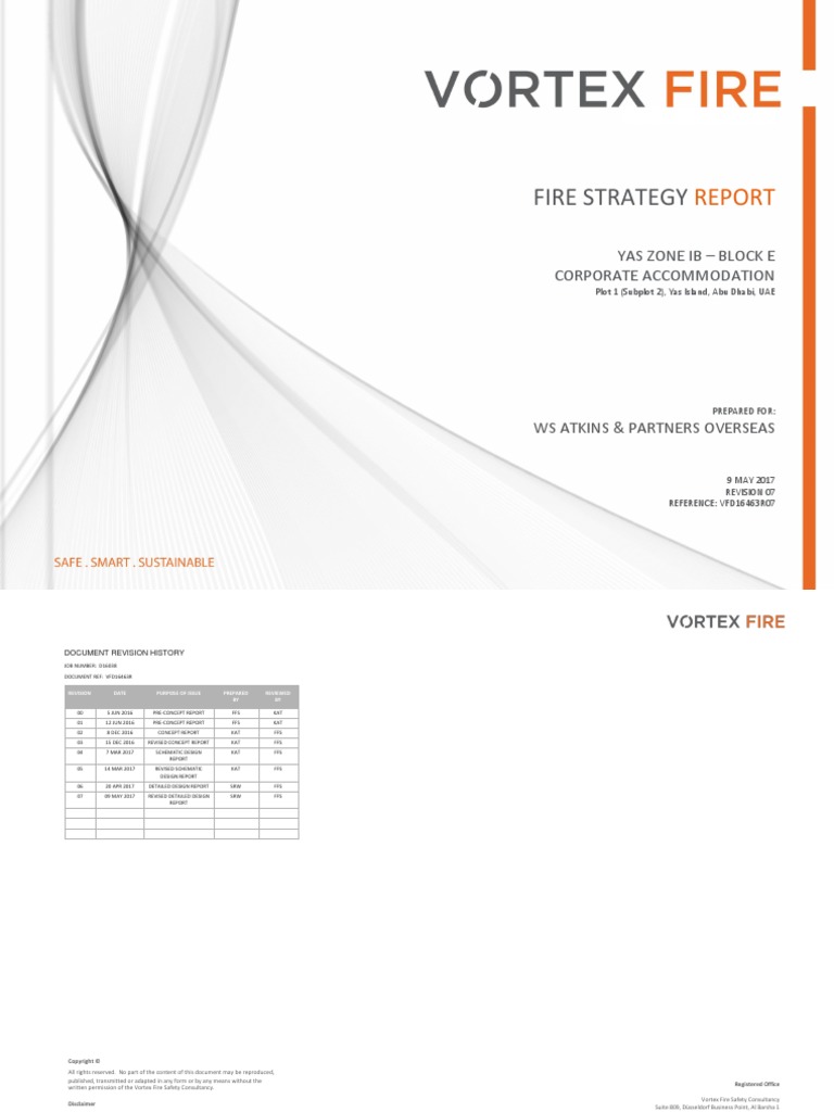 Detailed Fire Strategy Report | PDF | Buildings And Structures | Civil ...