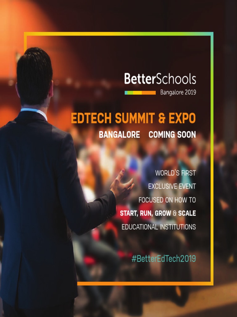 Betterschools2019 Edtech Summit And Expo Pdf Educational