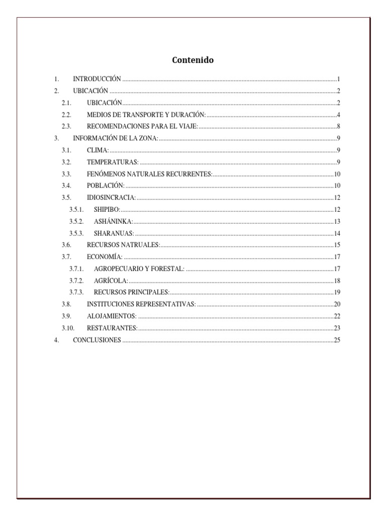 Ubicación - Pucallpa | Descargar gratis PDF | Agricultura | Naturaleza