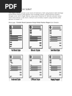 Bentuk Surat Full Block Style | PDF