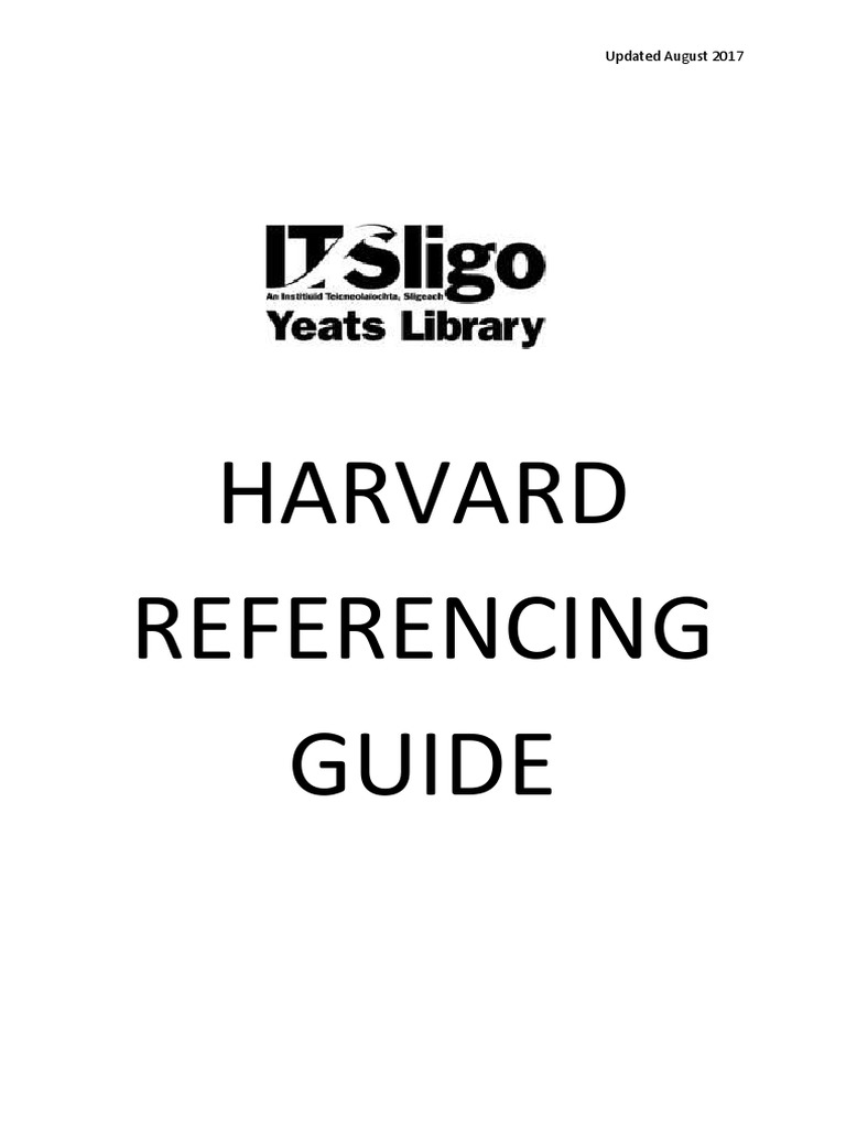 Harvard Referencing System Guide | PDF | Citation | Publishing