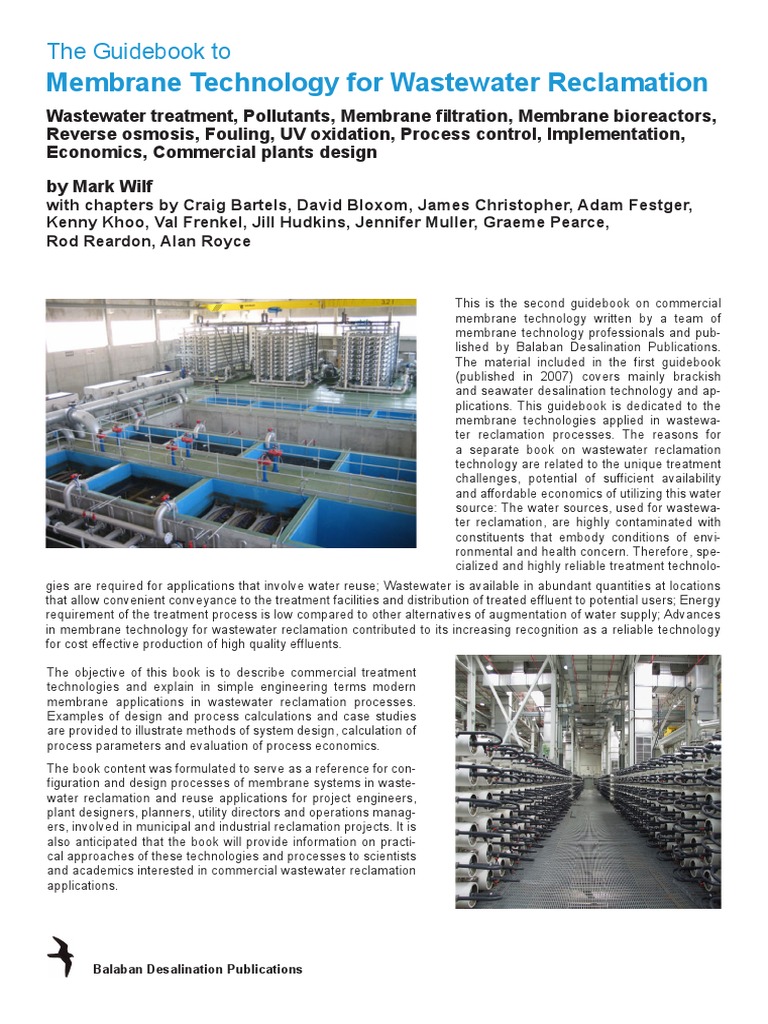 Wilf Book2 Flyer | PDF | Membrane | Reclaimed Water