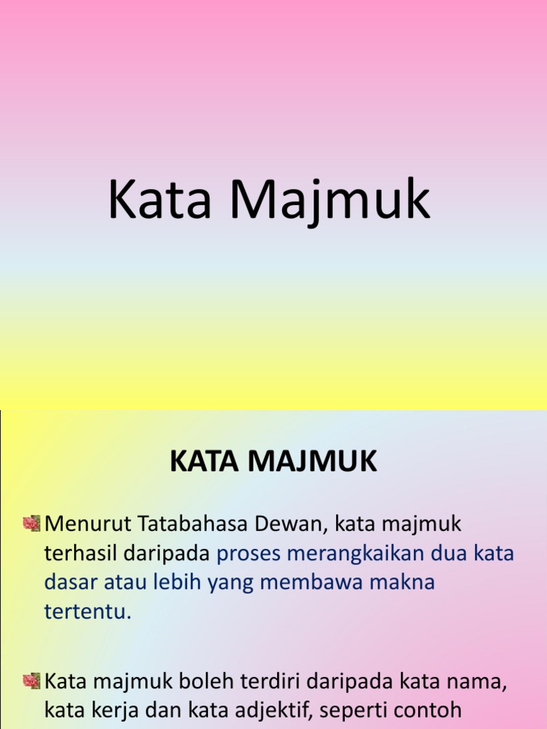 Kata Majmuk | PDF
