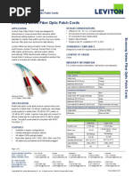 VPC and LPC Fiber Patch Cords Overview | PDF | Information And ...