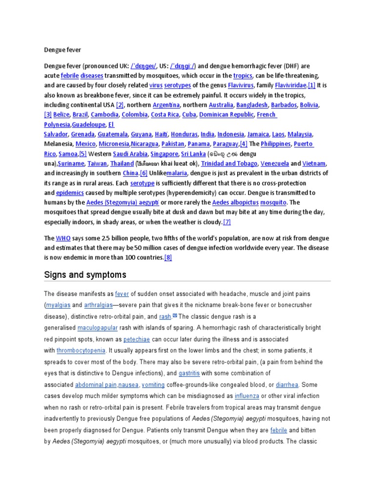 Signs and Symptoms: Fever Myalgias Arthralgias Rash Maculopapular ...