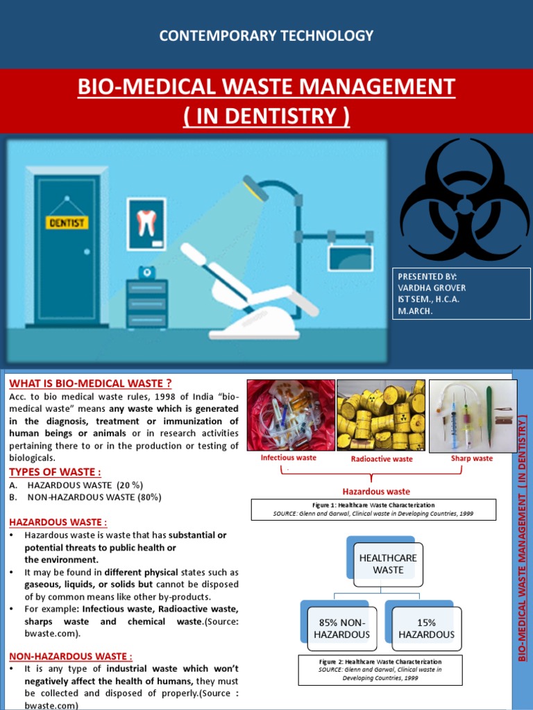 Dental Biomedical Waste Management Guide | PDF | Sterilization ...