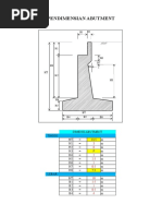 Perhitungan Bronjong: 1. Data Perencanaan 1.1 Dimensi | PDF