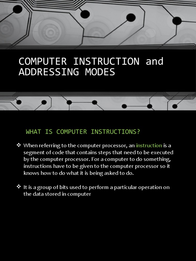 Computer Addressing Mode | PDF