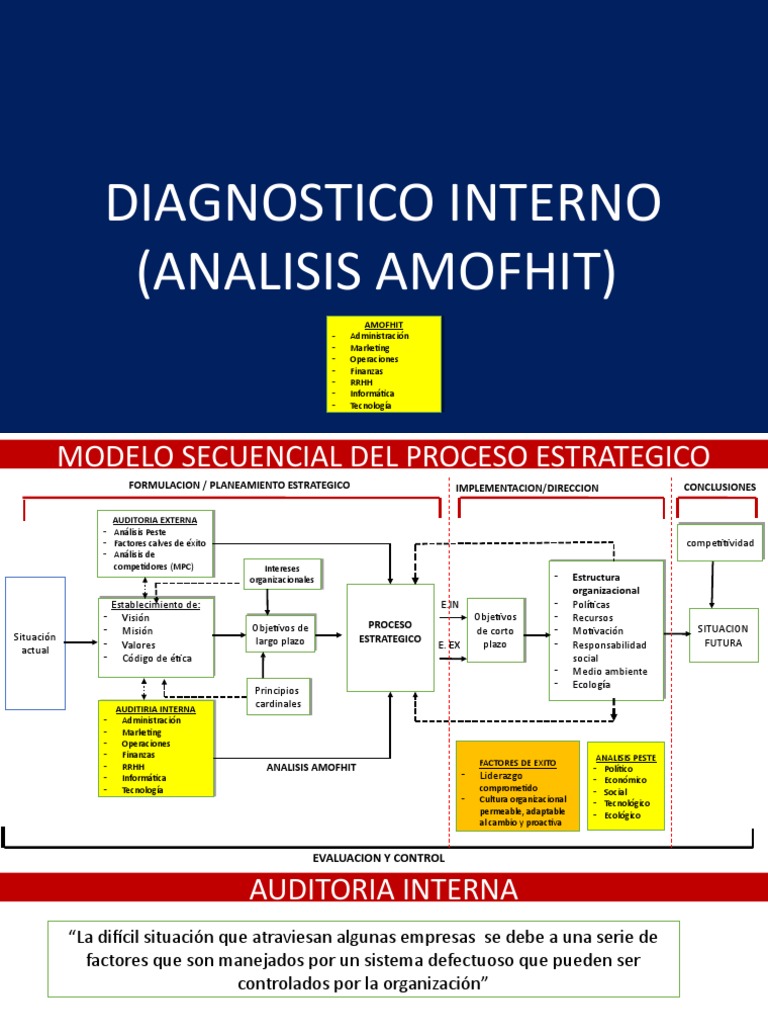 Diagnostico Interno (Analisis Amofhit) | PDF | Gestión de recursos ...