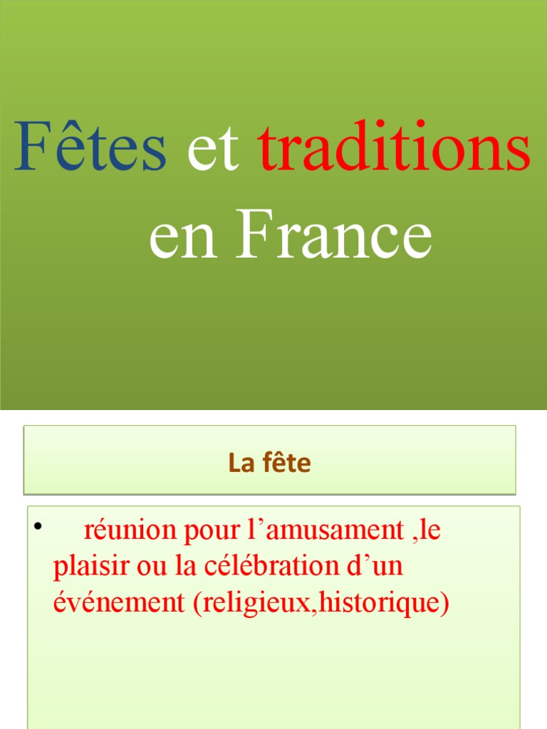 Fêtes et Traditions Françaises | PDF | Noël | Pâques