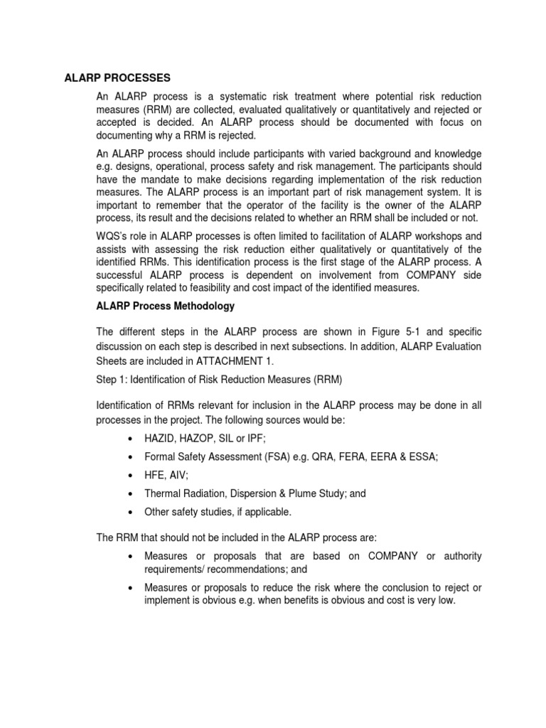 Sample ALARP Worksheet | PDF | Risk Management | Risk