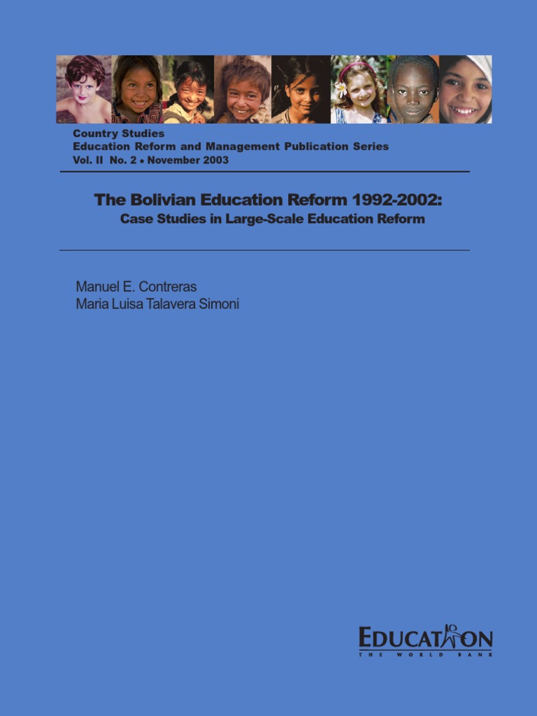 The Bolivian Education Reform 1992-2002: Case Study | PDF | Bolivia ...
