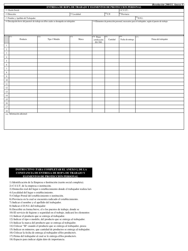 Formulario Epp PDF | PDF | Informática y tecnología de la información | Business