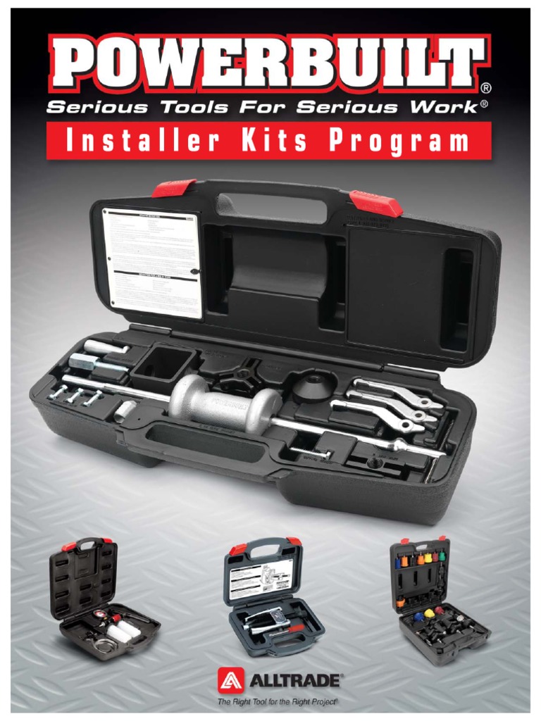 Powerbuilt Installer Kits Programm Catalog | PDF | Screw | Nut (Hardware)