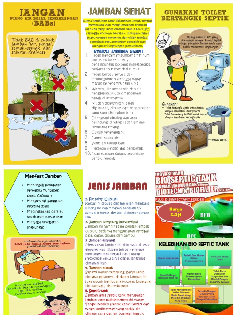 Brosur Jamban Sehat | PDF