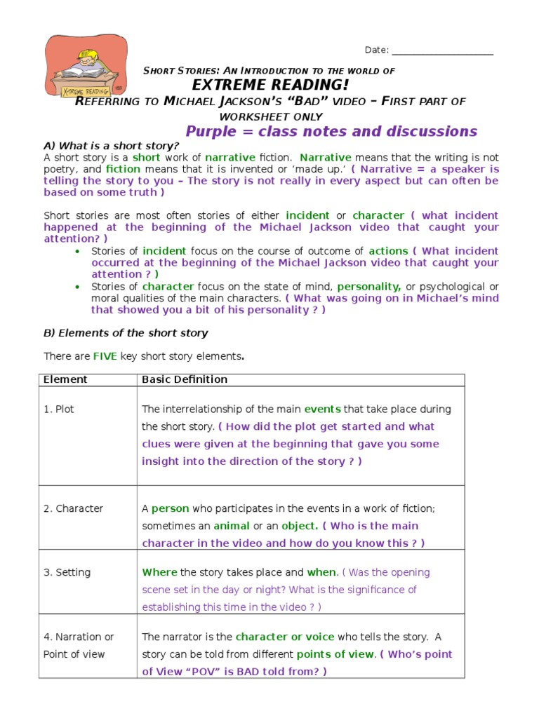 Introduction to Short Story Elements | PDF | Narrative | Plot (Narrative)