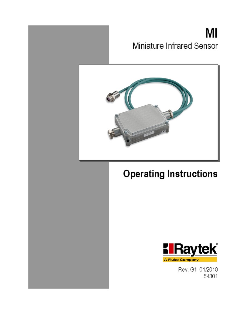 Raytek Mi Manual | PDF | Thermocouple | Infrared