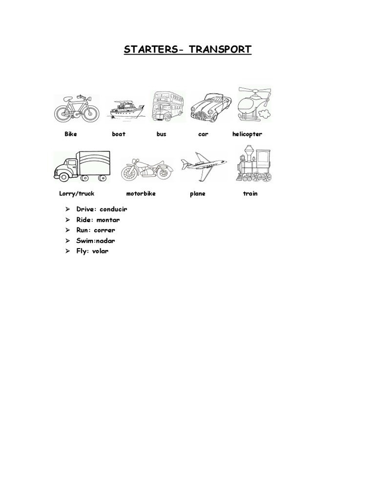 Starters Transport | PDF
