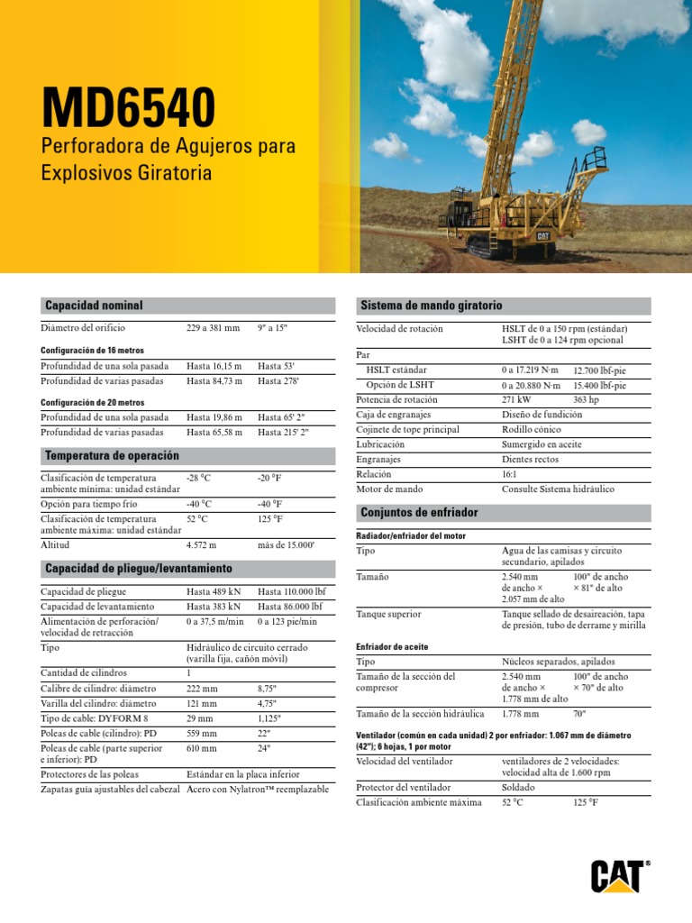 md6540 PDF | PDF | Engranaje | Tanques