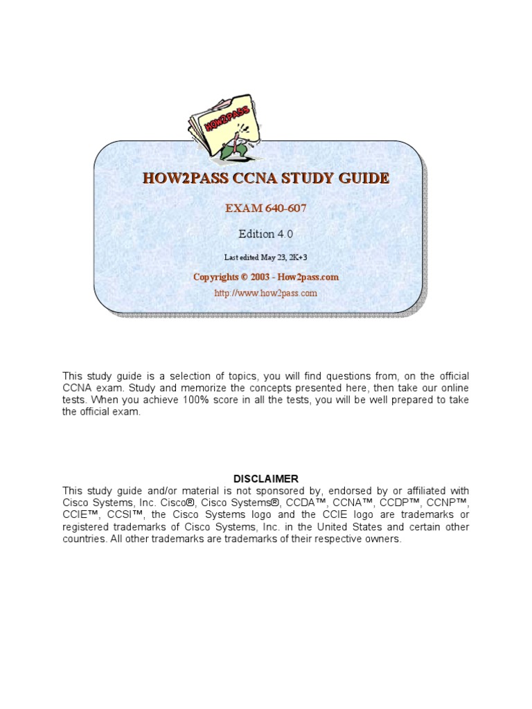 CCNA Study Guide - How2pass 22266 | PDF