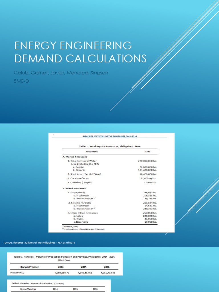 Energy Engineering Demand Calculations | PDF