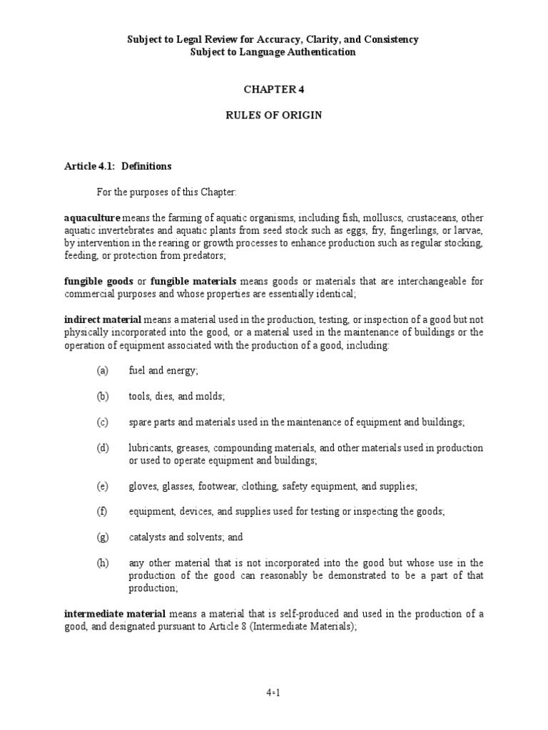 USMCA Rules of Origin | PDF | Cost | Marketing