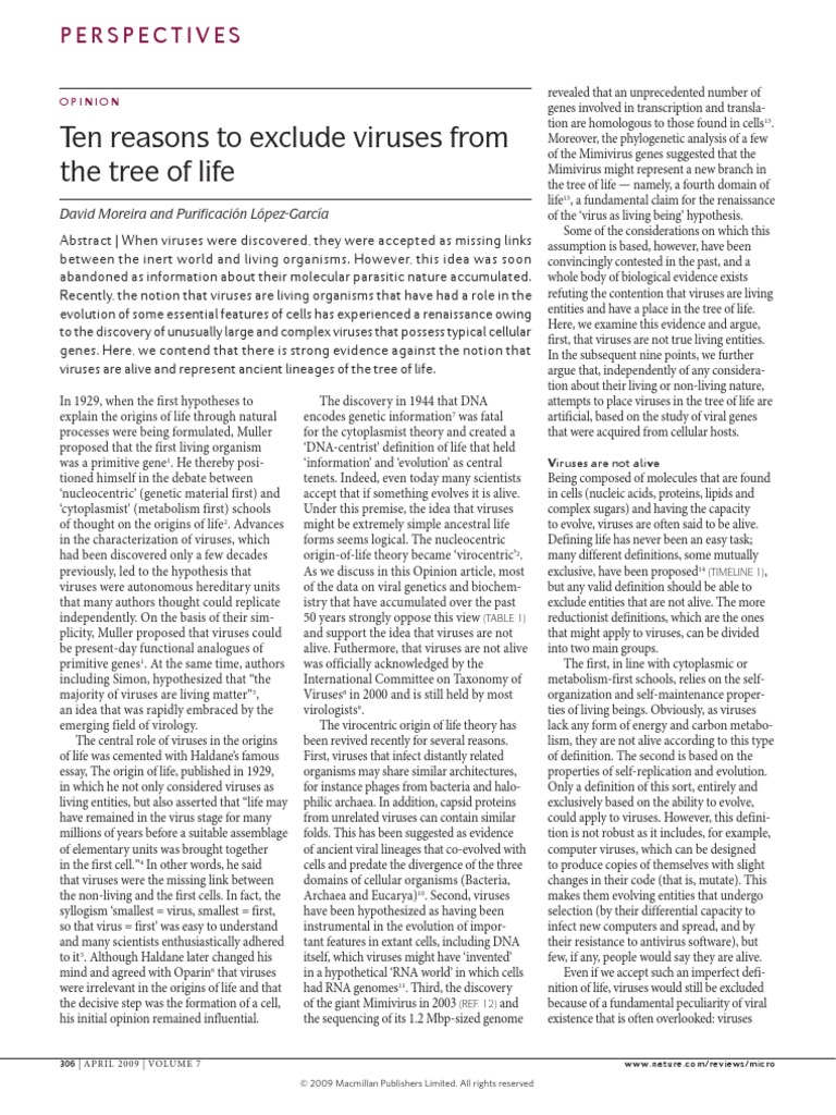 10 Reasons For Viruses Not Alive | PDF | Virus | Organisms