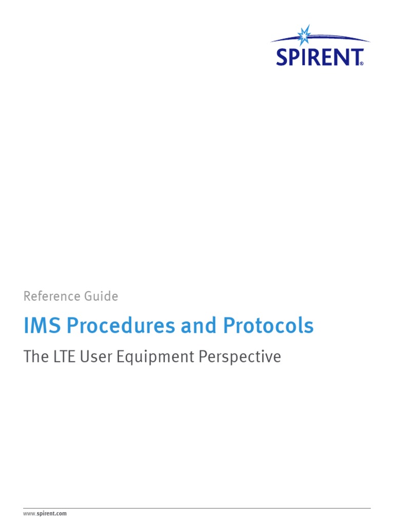 IMS Procedures and Protocols: The LTE User Equipment Perspective | PDF