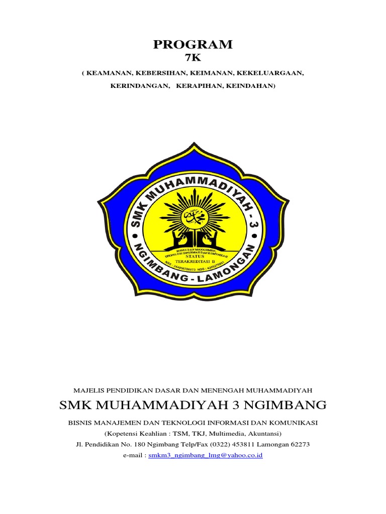 Program Kerja 7 K Print | PDF