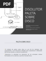 INFORME 9 Disolución Partes y Funcionamiento Del Disolutor | PDF ...