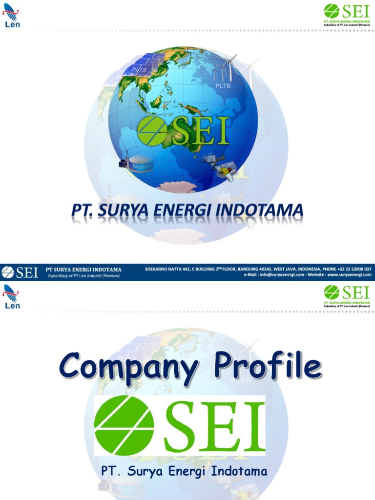 Presentasi PT SEI Ke PTBA | PDF | Photovoltaics | Energy Harvesting