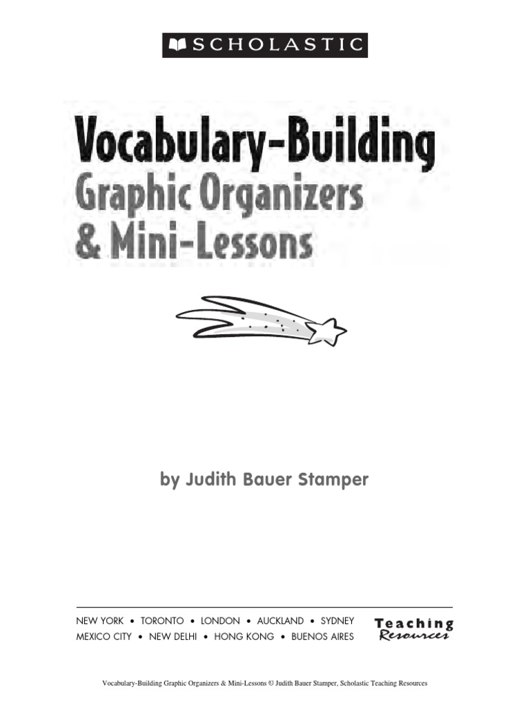 Vocabulary Building Graphic Organizers PDF | PDF