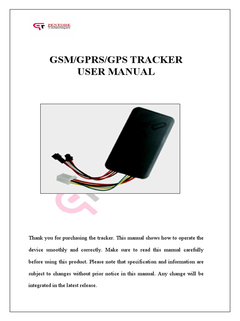 TK100 GPS Tracker User Manual | PDF | General Packet Radio Service ...