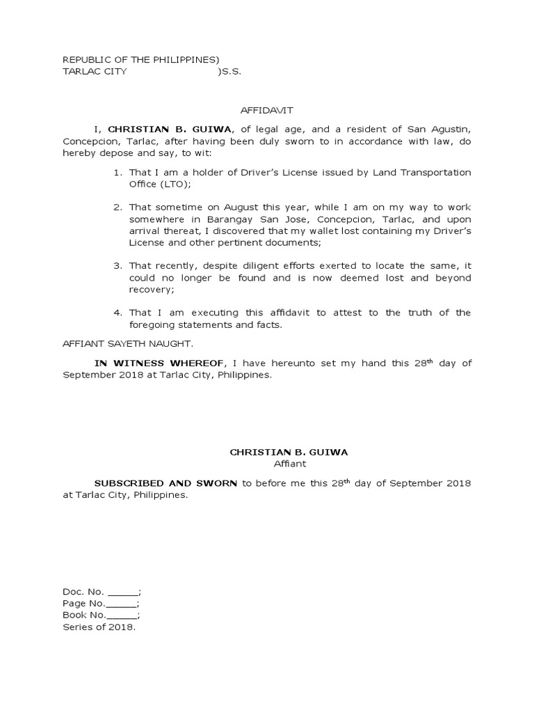 IN WITNESS WHEREOF, I Have Hereunto Set My Hand This 28 | PDF