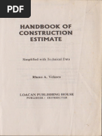 Construction ESTIMATE by Max Fajardo | PDF