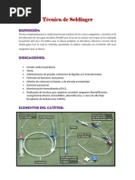 Tecnica de Seldinger | PDF | Especialidades Medicas | Medicina CLINICA
