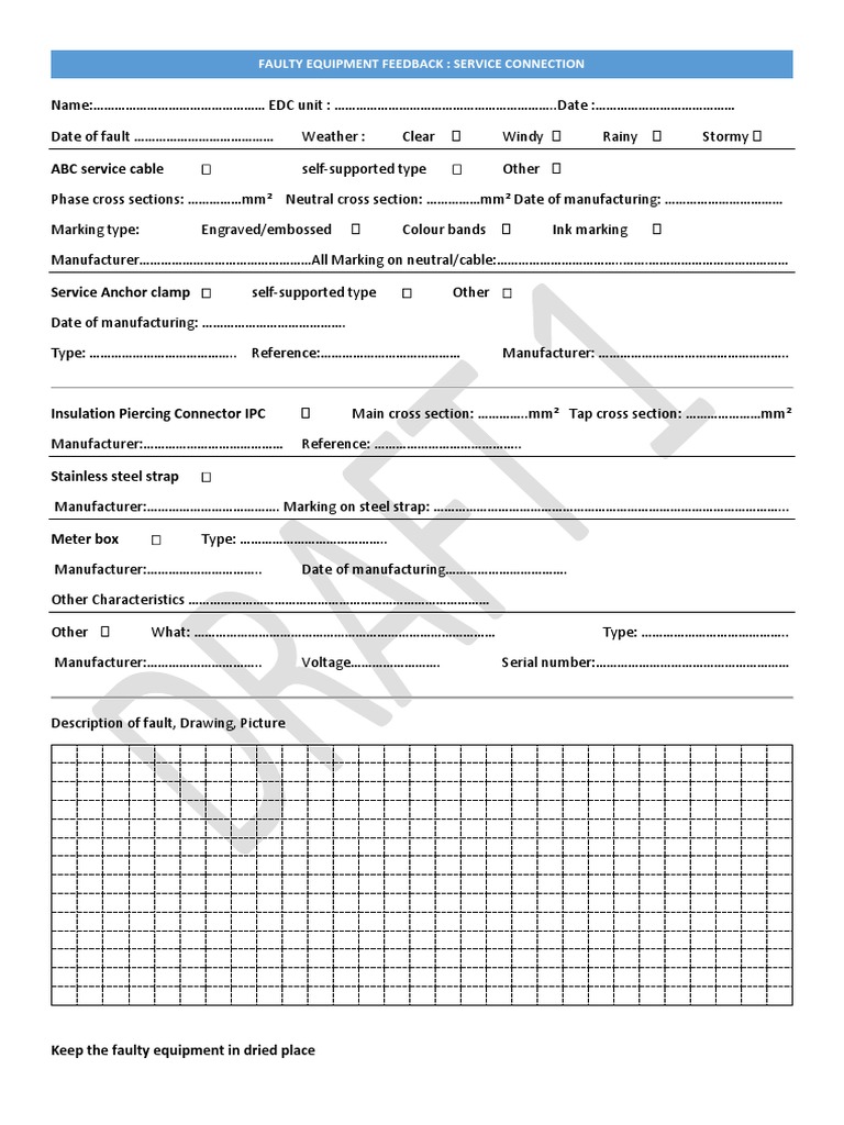 Services Collecting Form | PDF