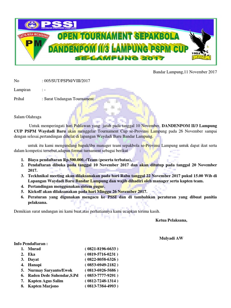 5.surat Undangan Team | PDF