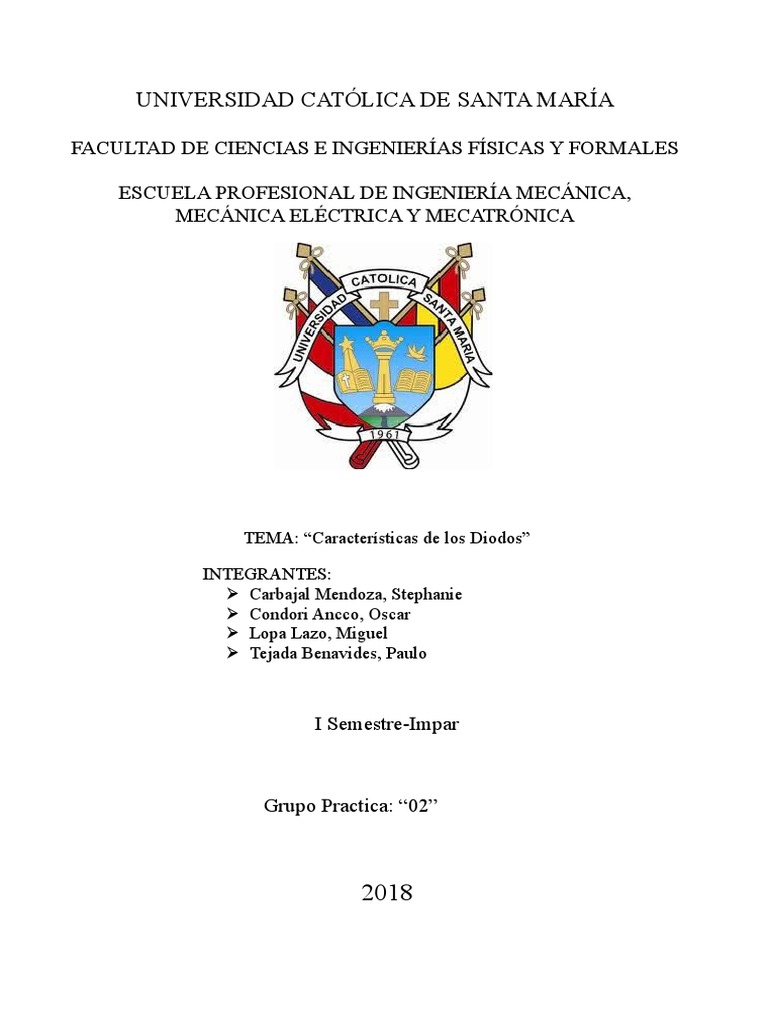 Caracteristicas de Los Diodos | PDF | Diodo | Rectificador
