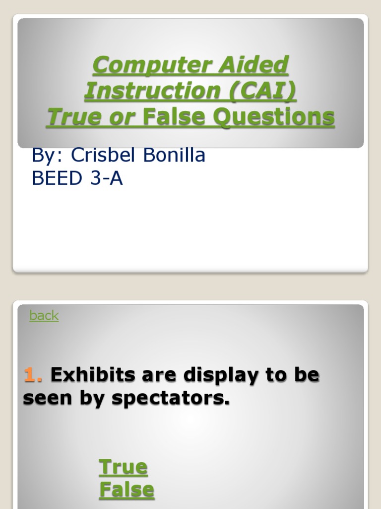 Bonilla Computer Aided Test | PDF | Cognition | Mental Processes