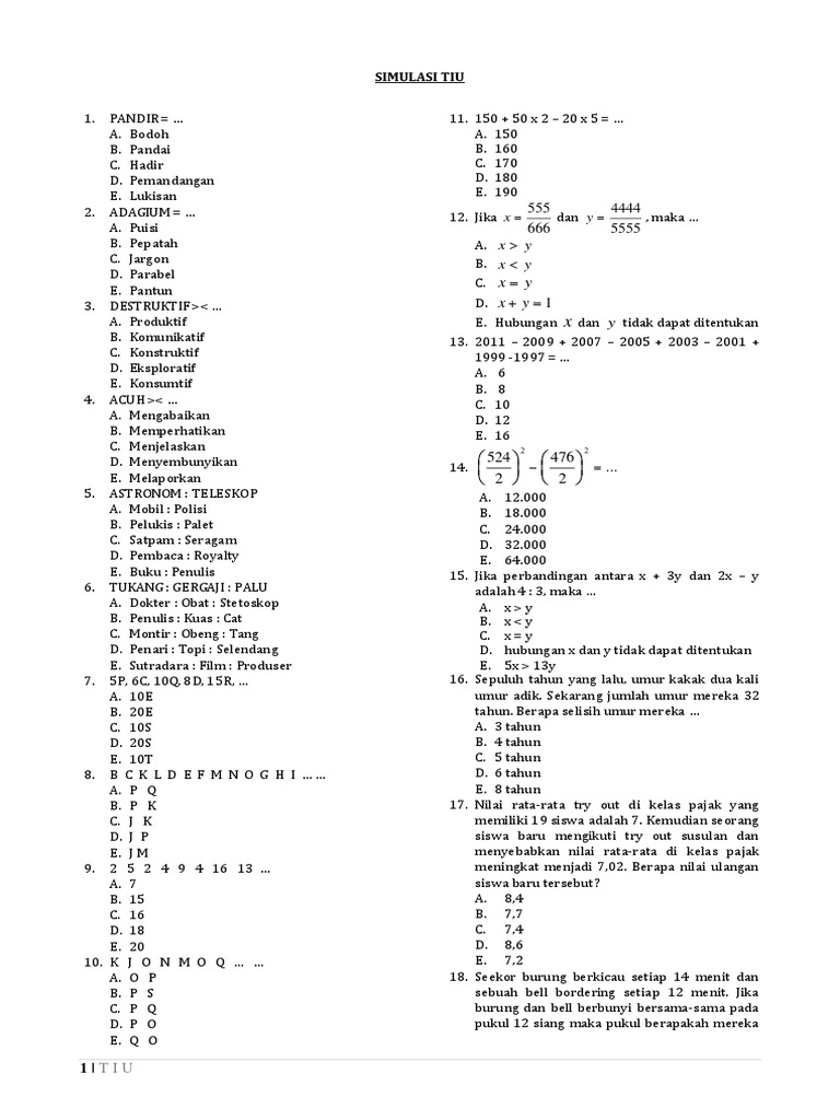 Pertemuan 2 Tiu | PDF