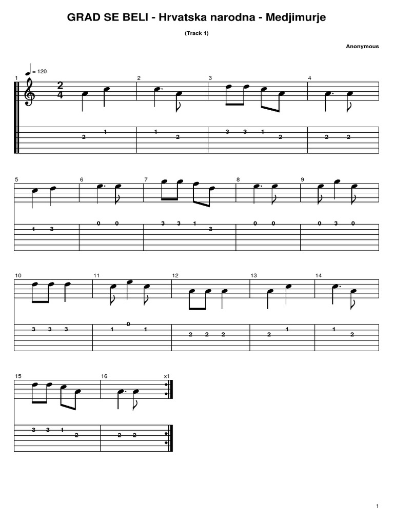 Grad Se Beli-Track1 | PDF