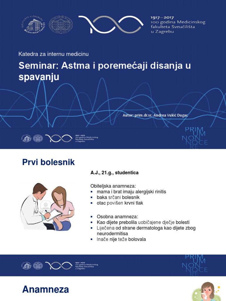 Astma I Poremecaji Disanja U Spavanju | PDF