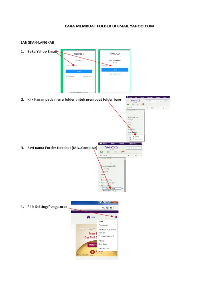 Cara Membuat Folder Di Email Yahoo | PDF
