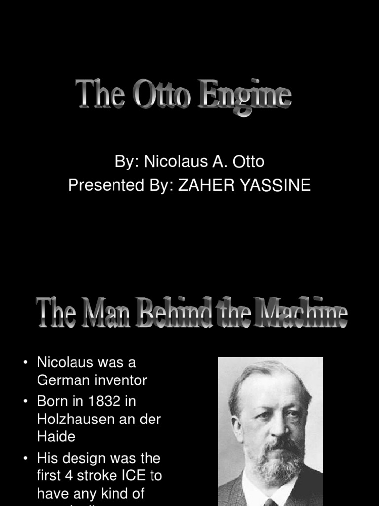 The Four-Stroke Combustion Engine Revolution: Nicolaus Otto's ...