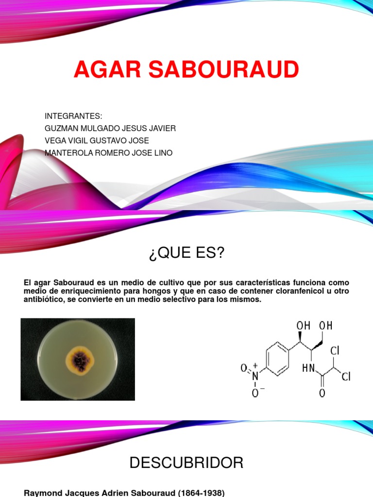 Agar Sabouraud | PDF | Microbiología | Biología