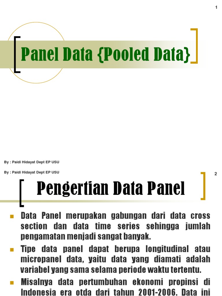 Data Panel | PDF