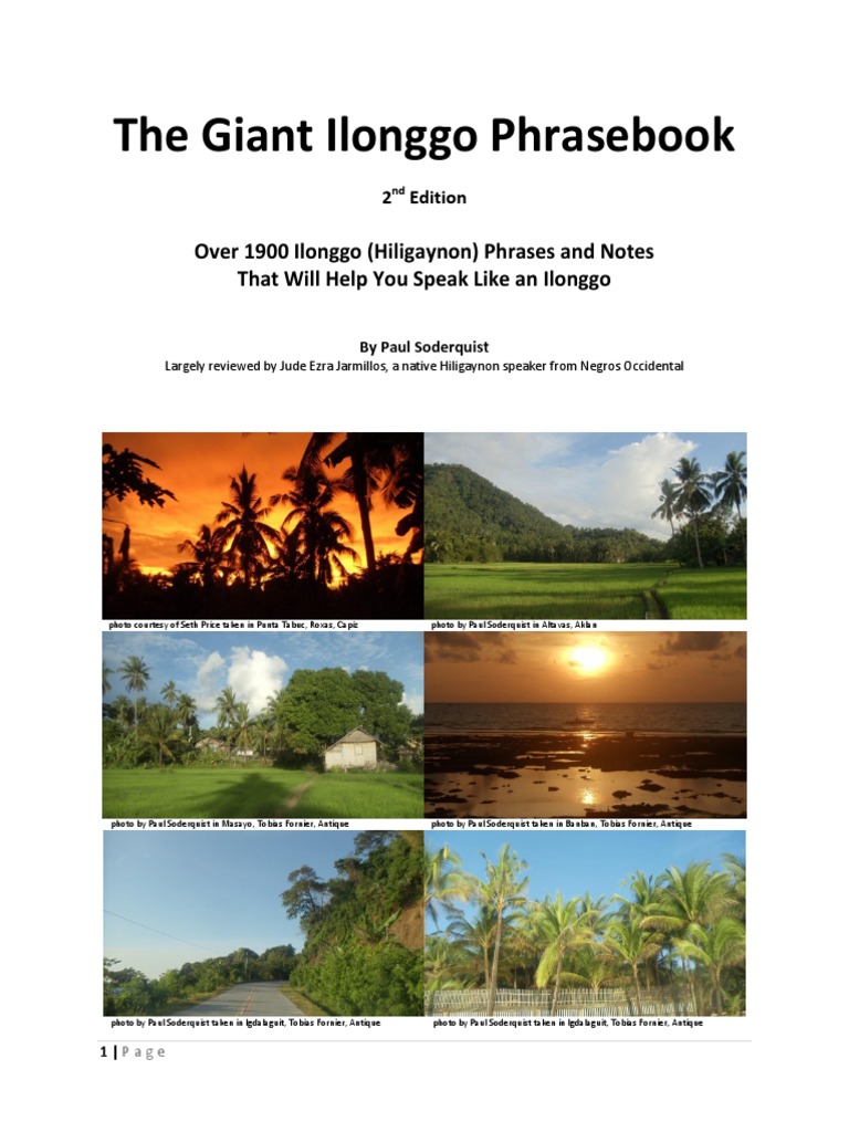 Ilonggo | PDF | Subject (Grammar) | English Language