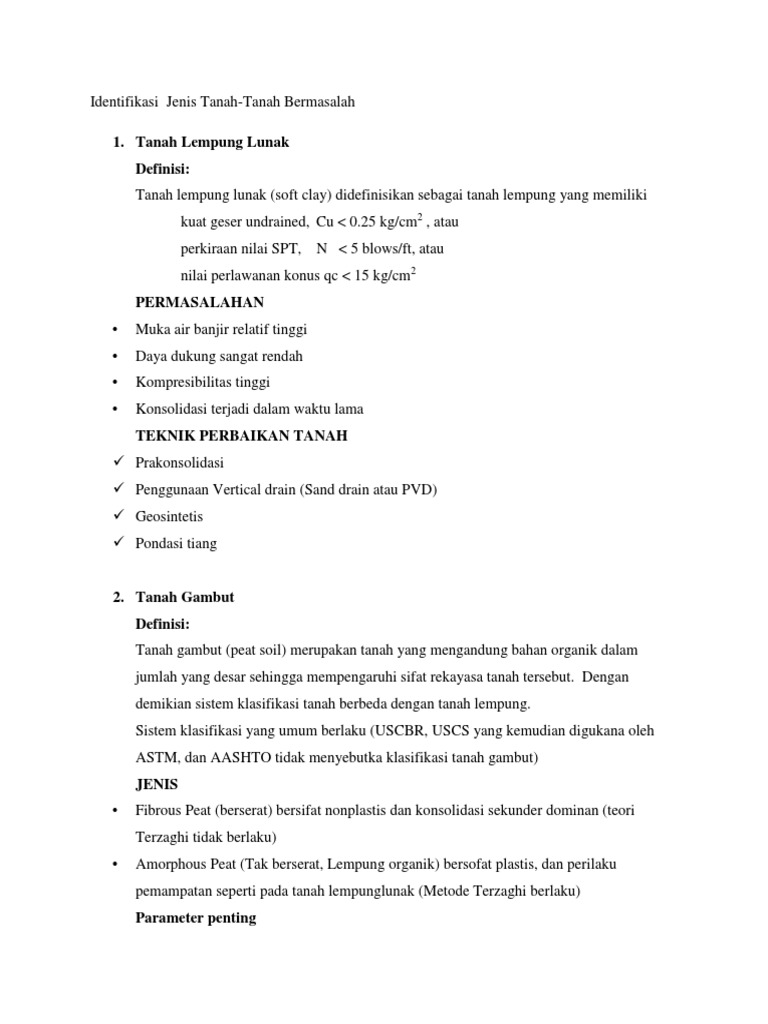 Identifikasi Jenis Tanah | PDF | Ilmu Sosial | Griya & Taman