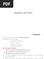 Evidence Mind Map 1 | PDF | Relevance (Law) | Evidence